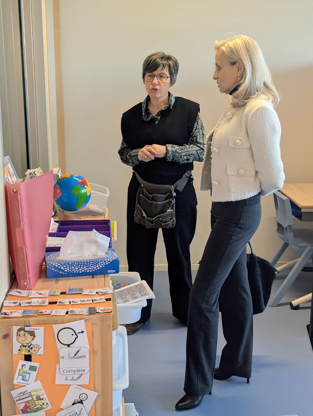 Christine Gavini, rectrice de l’Académie de Normandie, en visite au ...