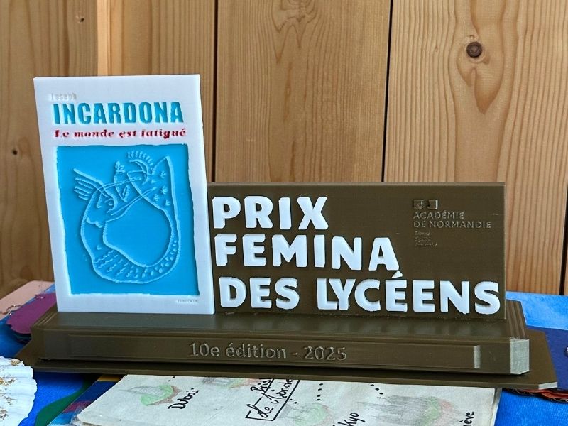 Prix Femina des lycéens 2025 : les élèves célèbrent Joseph Incardona ...