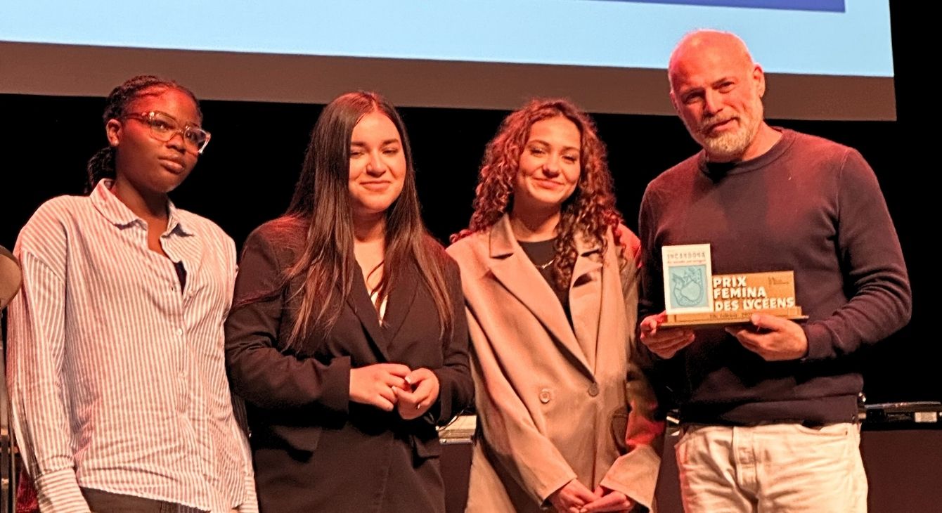 Prix Femina des lycéens 2025 : les élèves célèbrent Joseph Incardona ...